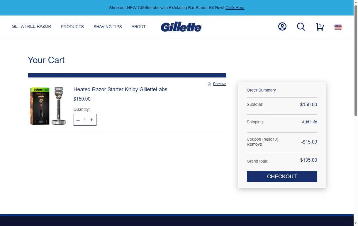 Gillette Promo Codes - 15% Off (6 Verified) Nov 2025