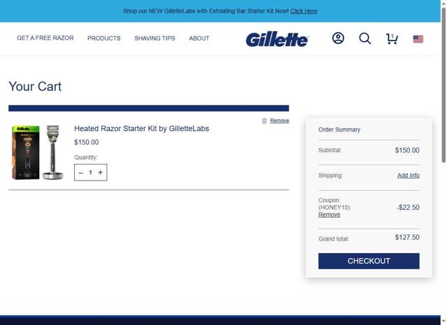 Gillette Promo Codes (5 Verified) - 15% Off w/Code Oct 2025