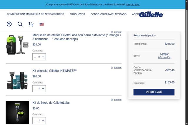 Gillette Promo Codes (5 Verified) - 15% Off w/Code Sep 2025