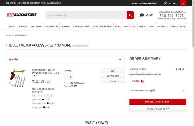 GlockStore Promo Codes (1 Verified) - $50 Off Sep 2025