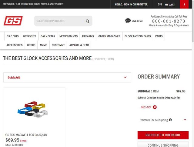GlockStore Promo Codes (1 Verified) - 10% Off Jul 2025