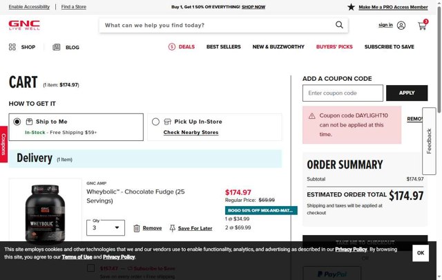 GNC Promo Codes (9 Verified) - $5 Off Sitewide May 2025