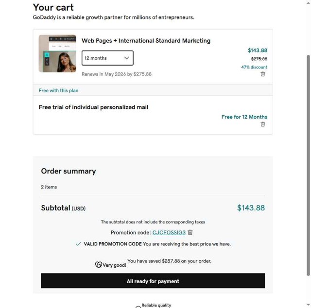 GoDaddy Promo Codes (8 Verified) - 30% Off Sitewide May 2025