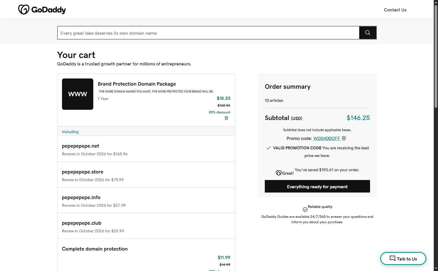 GoDaddy Promo Codes (11 Verified) - 75% Off w/Code Oct 2025