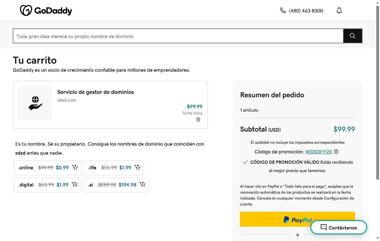 GoDaddy Promo Codes (11 Verified) - 75% Off w/Code Oct 2025