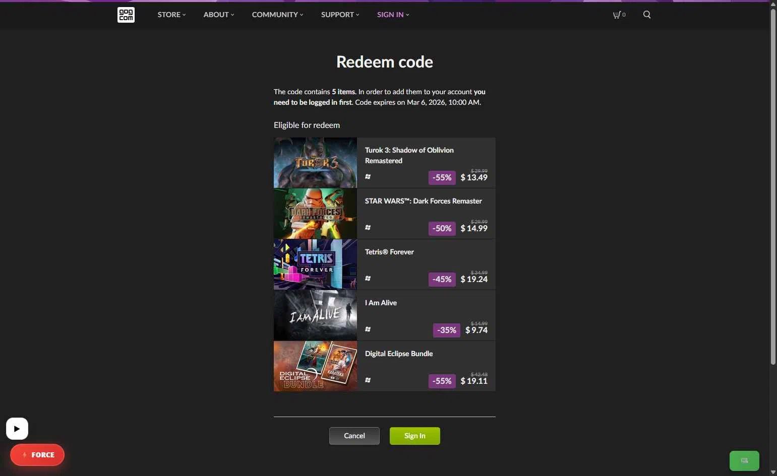 GOG Promo Codes - 15% Off Sitewide (7 Verified) Mar 2026