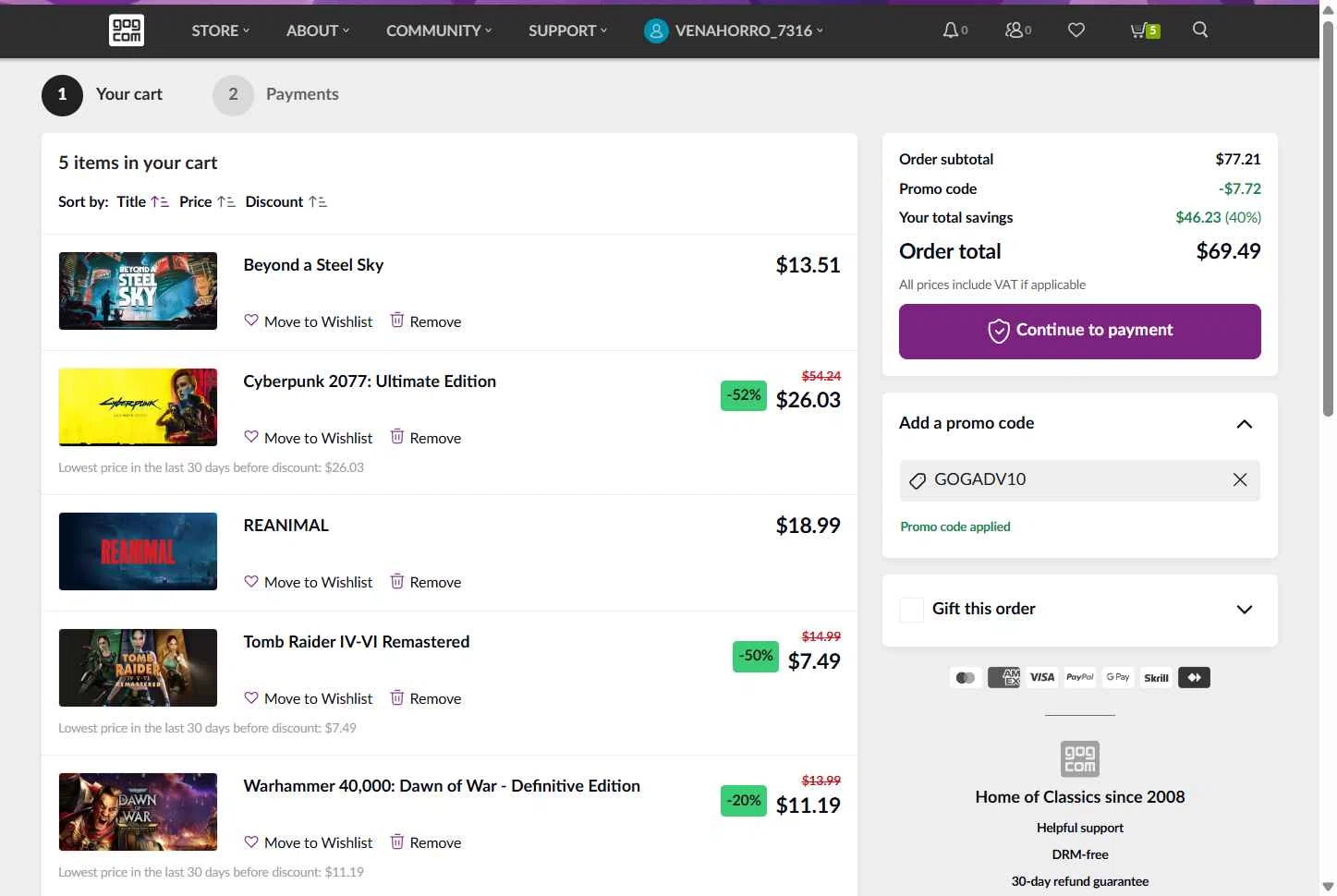 GOG Promo Codes - 15% Off Sitewide (7 Verified) Mar 2026