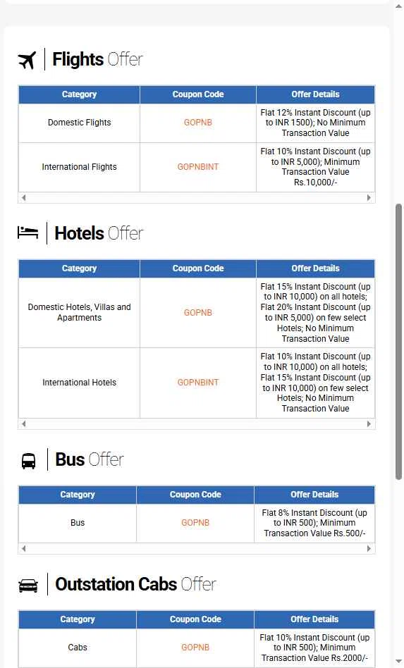 Goibibo Promo Codes - 20% Off (11 Verified) Jan 2026