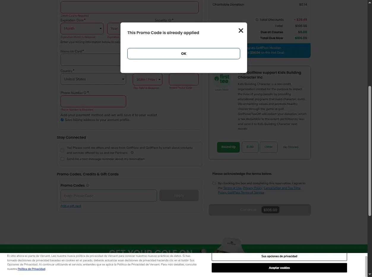 GolfNow Promo Codes - $40 Off (2 Verified) Nov 2025