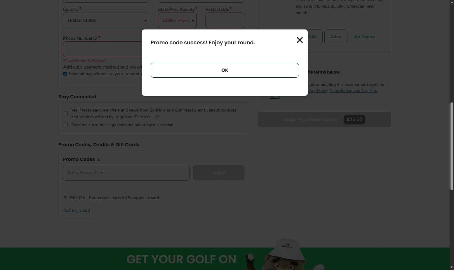 GolfNow Promo Codes - 30% Off (5 Verified) Dec 2025