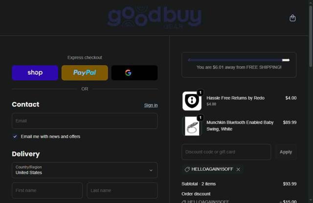 Good Buy Gear Promo Codes - 15% Off (Verified) Oct 2025