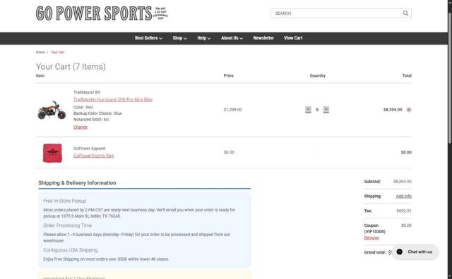 Go Power Sports Promo Codes - 10% Off Oct 2025