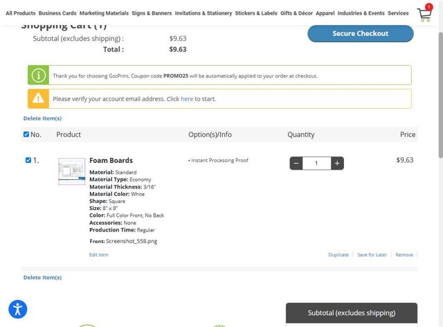 Gotprint.com Promo Codes - 15% Off (Verified) Jun 2025