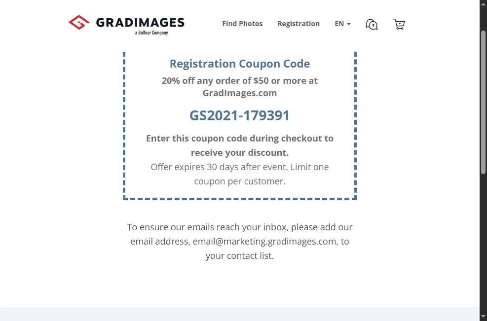 GradImages Promo Codes - 10% Off Coupons Mar 2026