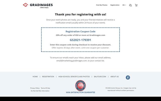 GradImages Promo Codes (2 Verified) - 20% Off Oct 2025