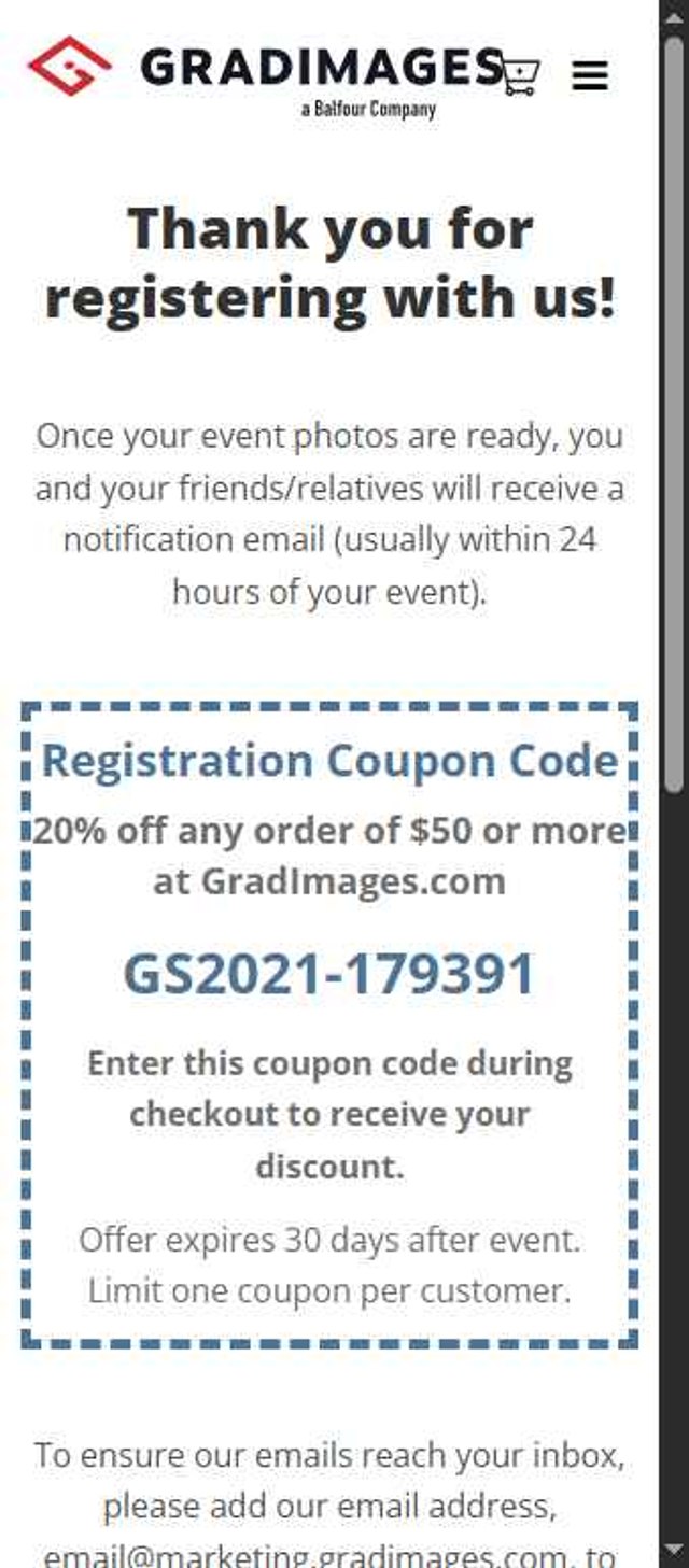 GradImages Promo Codes (2 Verified) - 20% Off May 2025