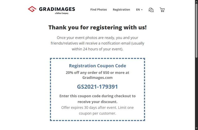GradImages Promo Codes (2 Verified) - 20% Off May 2025