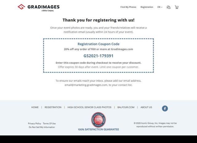 GradImages Promo Codes (2 Verified) - 20% Off Sep 2025