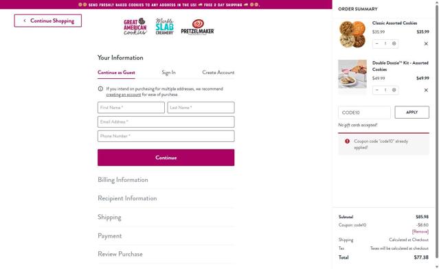 Great American Cookies Promo Codes - 15% Off Oct 2025