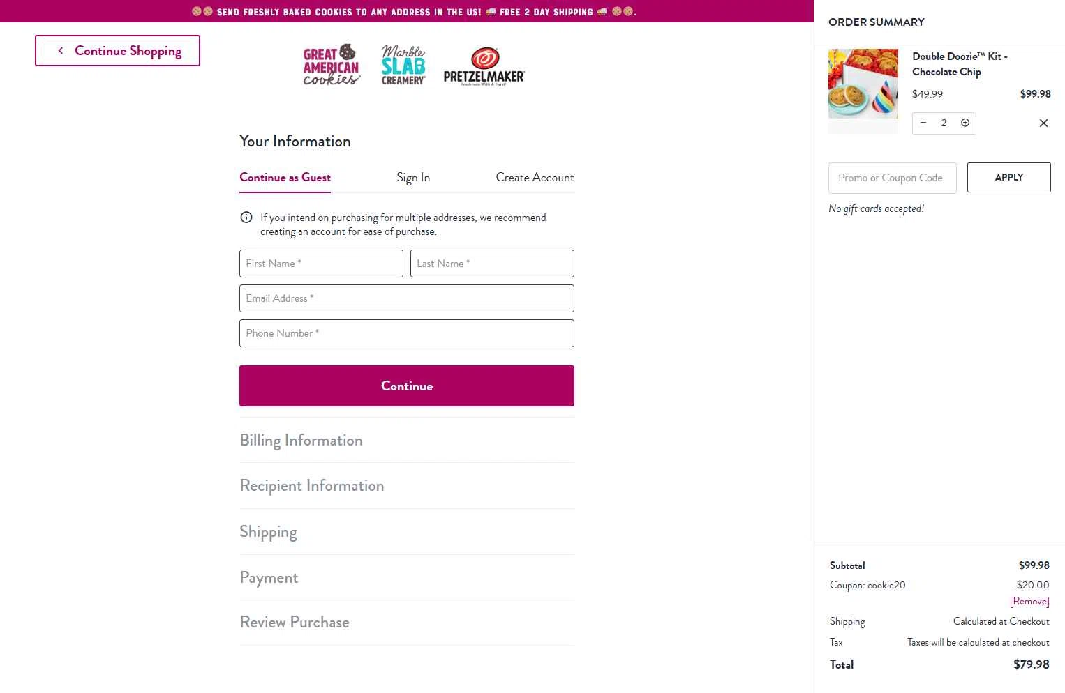 Great American Cookies Promo Code - 10% Off Dec 2025