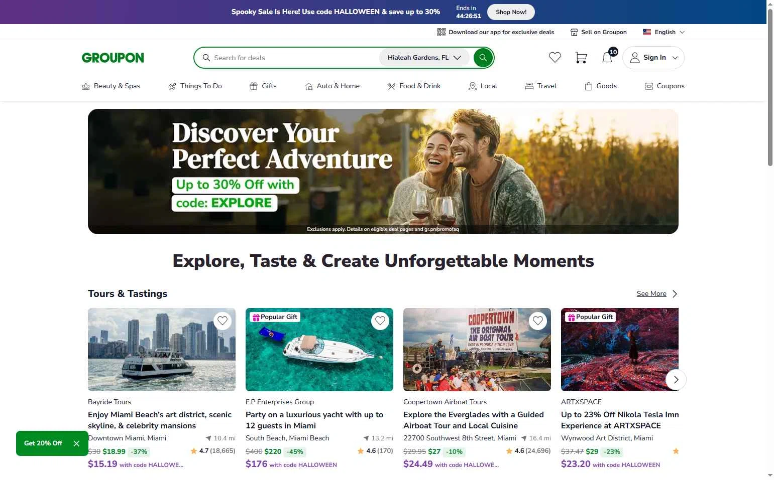 Groupon Promo Codes - 55% Off (7 Verified) Nov 2025