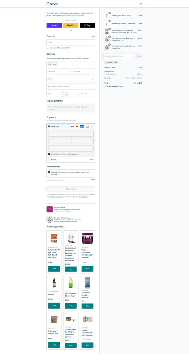 Grove Collaborative Promo Codes - 25% Off Sep 2025