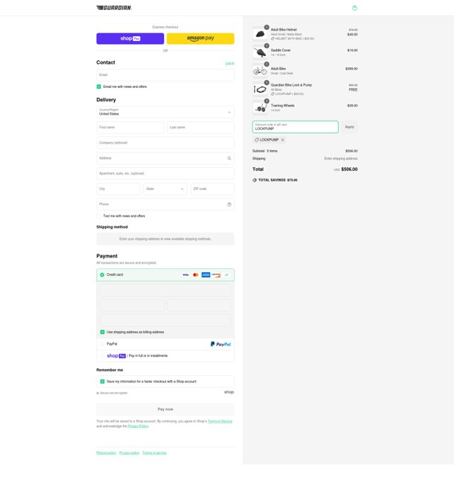 Guardian Bikes Promo Code (1 Verified) - $20 Off May 2025