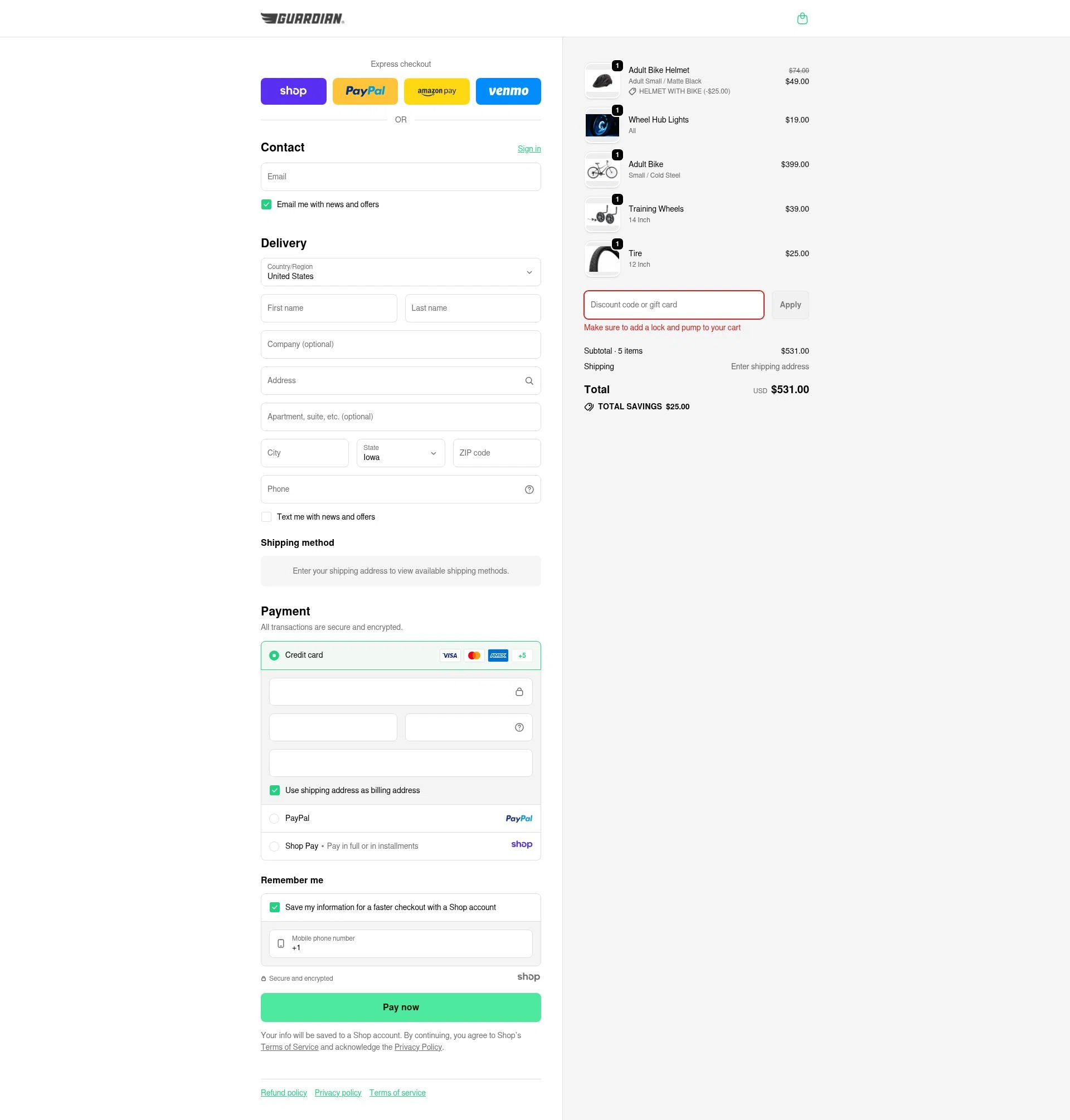 Guardian Bikes Promo Code - $20 Off (1 Verified) Dec 2025