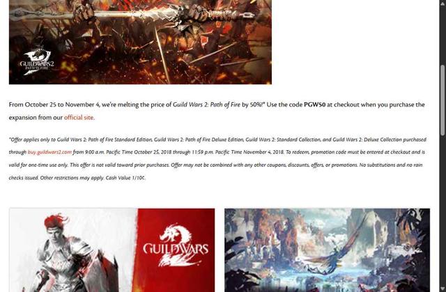 Guild Wars 2 Promo Codes (1 Verified) - 10% Off Sep 2025