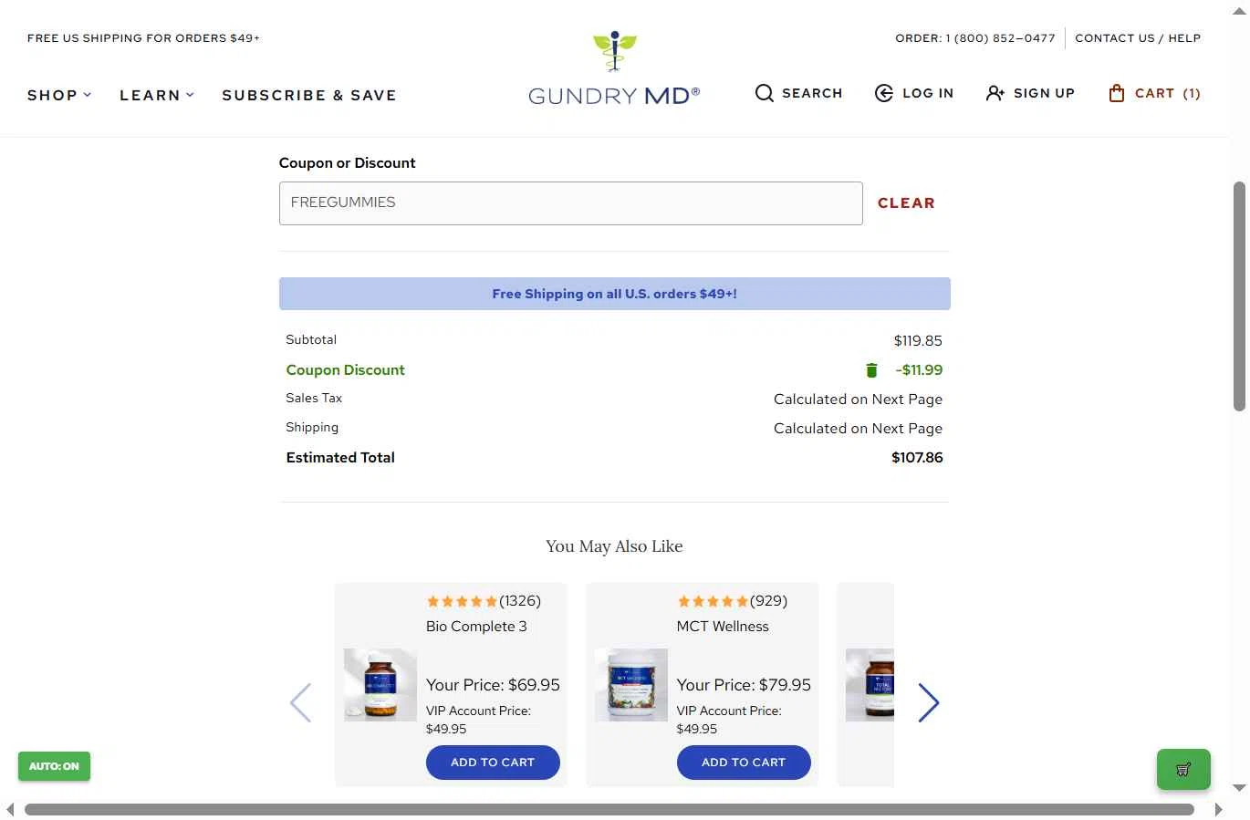 Gundry MD Promo Codes - 15% Off (18 Verified) Nov 2025