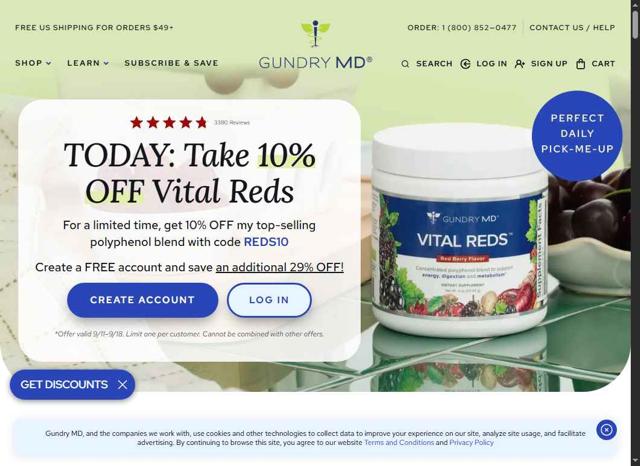 Gundry MD Promo Codes (19 Verified) - 25% Off Sep 2025
