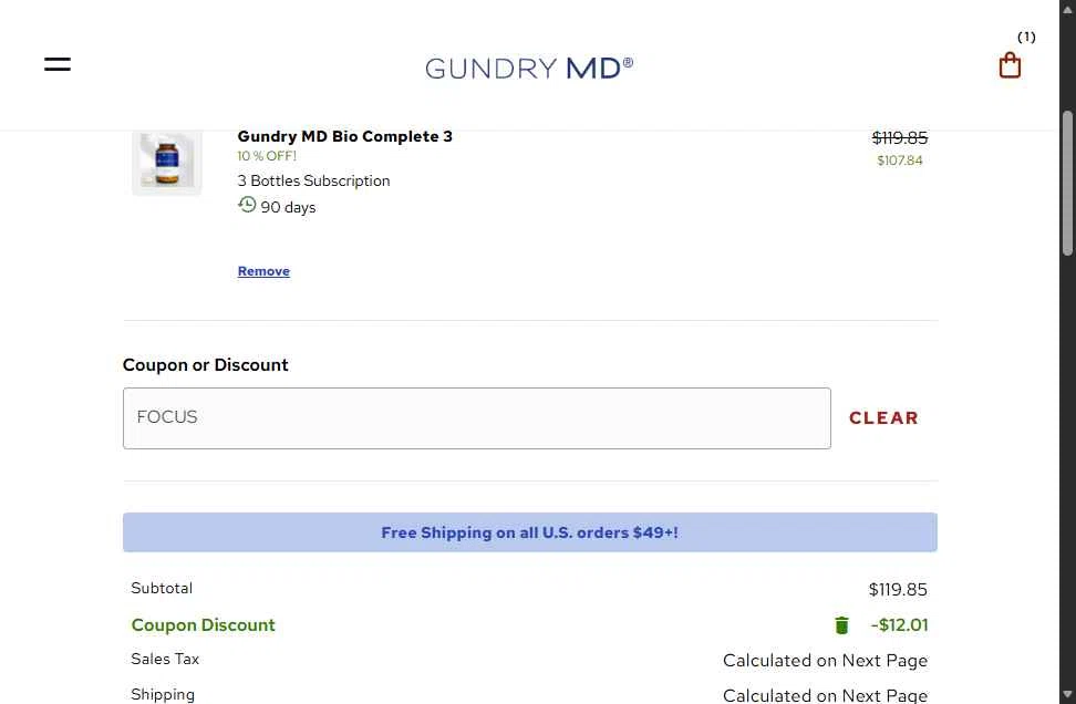 Gundry MD Promo Codes - 15% Off (24 Verified) Dec 2025