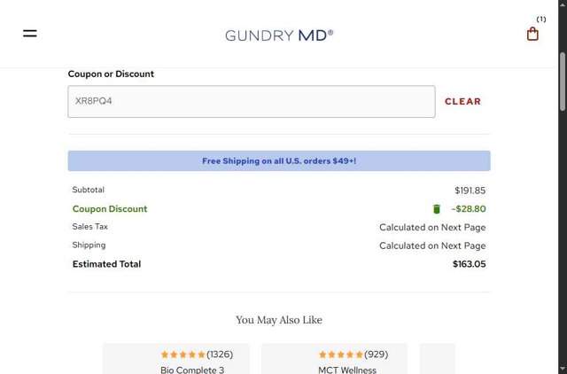 Gundry MD Coupon Codes (9 Verified) - 25% Off May 2025
