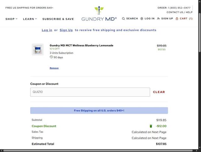 Gundry MD Promo Codes (19 Verified) - 25% Off Sep 2025