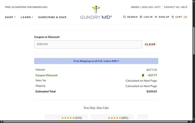 Gundry MD Promo Codes (9 Verified) - 25% Off w/Code Jun 2025