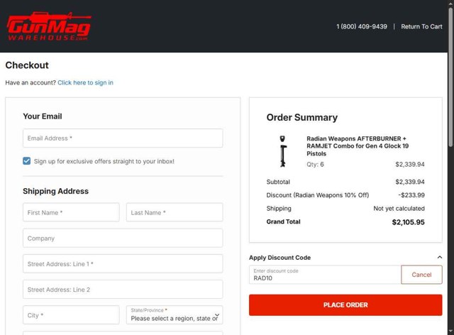 GunMag Warehouse Promo Codes (4 Verified) - 10% Off Jul 2025