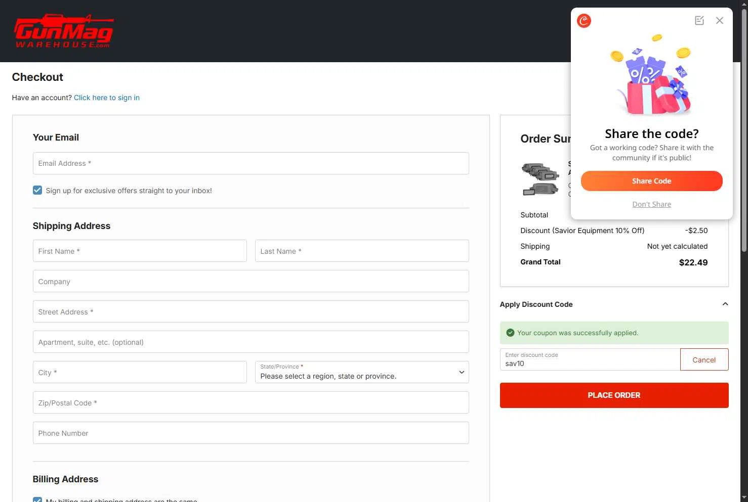 GunMag Warehouse Promo Code - 10% Off (Verified) Dec 2025