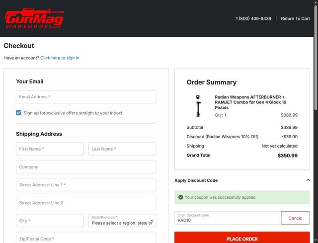 GunMag Warehouse Promo Codes (4 Verified) - 10% Off Jul 2025