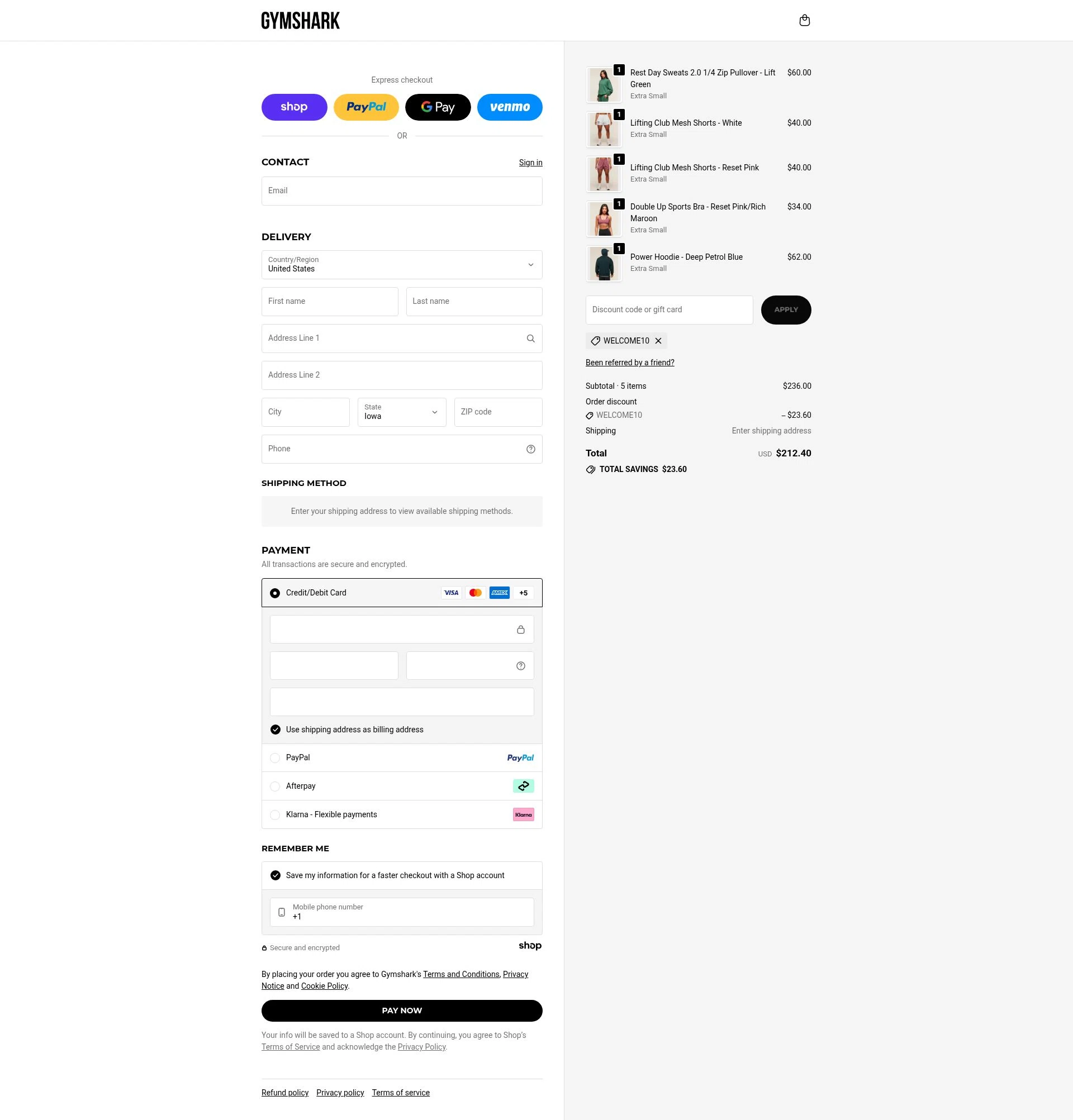 Gymshark Promo Codes - 10% Off (1 Verified) Dec 2025