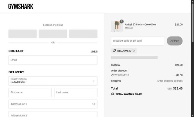 Gymshark Promo Codes (2 Verified) - 10% Off w/Code Jul 2025