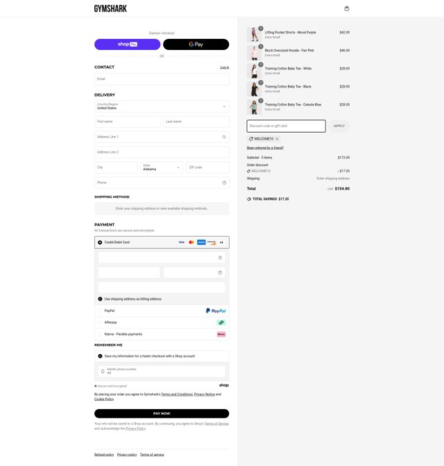 Gymshark Discount Codes (2 Verified) - 10% Off May 2025