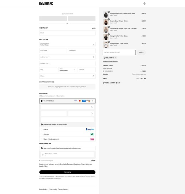 Gymshark Promo Codes (2 Verified) - 10% Off w/Code Jul 2025