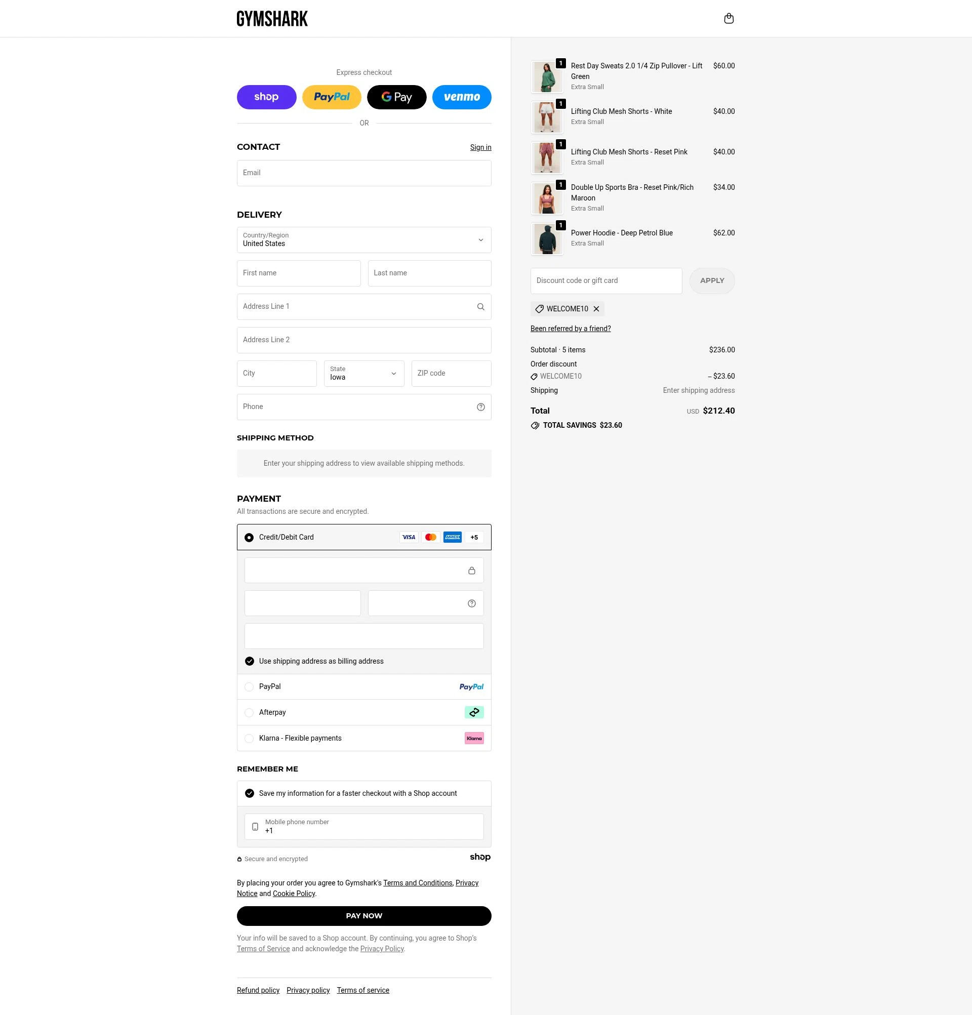 Gymshark Promo Codes - 10% Off (1 Verified) Dec 2025