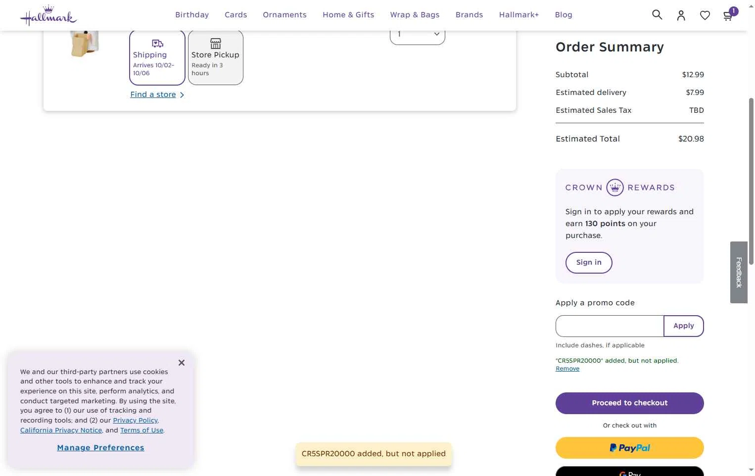 Hallmark Promo Codes - 5% Off (1 Verified) Dec 2025