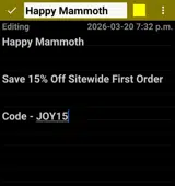 Happy Mammoth Promo Codes - 20% Off (Verified) Apr 2026