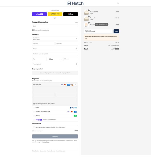Hatch Discount Codes (5 Verified) - 20% Off w/Code May 2025