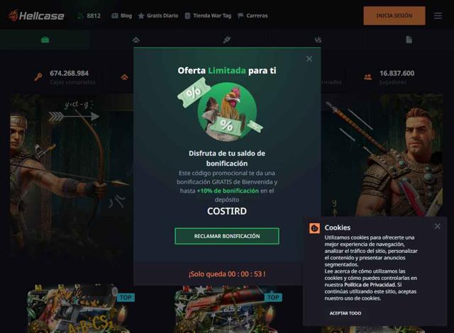 Hellcase Promo Codes - 10% Off (26 Verified) Oct 2025