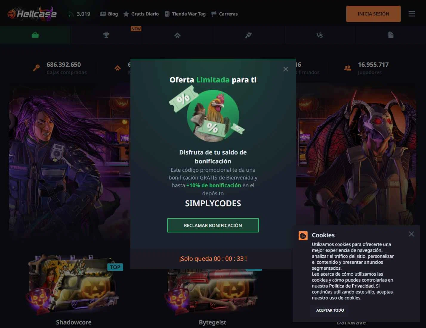 Hellcase Promo Codes - 10% Off (29 Verified) Nov 2025