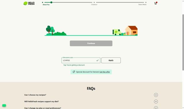 HelloFresh Promo Codes (70 Verified) - 65% Off Sep 2025