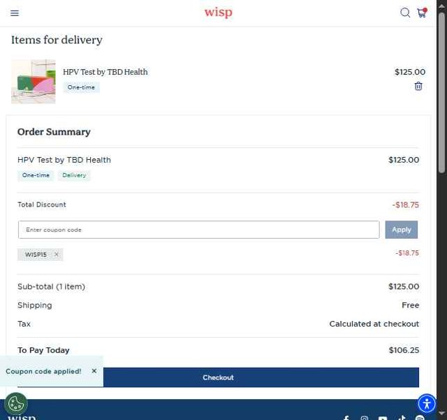 Wisp Discount Codes (9 Verified) - 20% Off Sitewide May 2025